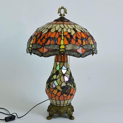China 40CM Tiffany Table Lamp European Dragonfly Lampshade Light industrial table lamp(WH-TTB-79) for sale