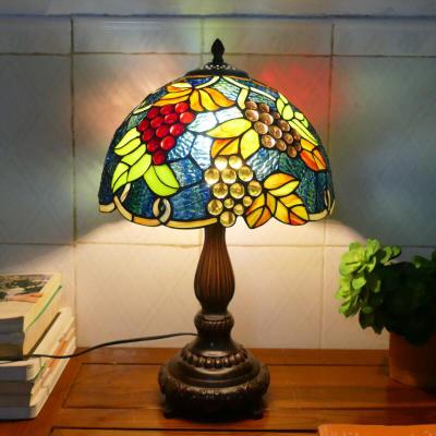 China 30cm Tiffany Table Lamp Aolly Base Color Glass vintage desk lamp(WH-TTB-85) for sale