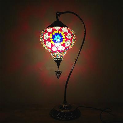 China Turkish mosaic table Lamp vintage art deco bedside led lamp(WH-VTB-14) for sale