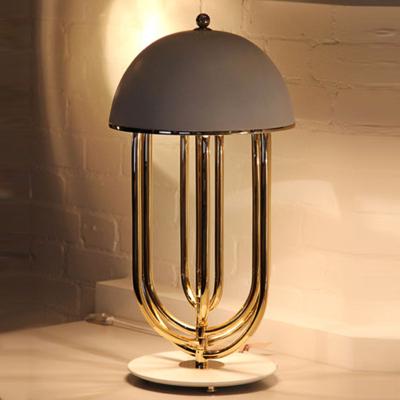 China Post-modern Designer Creative Rotatable Metal Mushroom Turner Table Lamp(WH-MTB-211) for sale