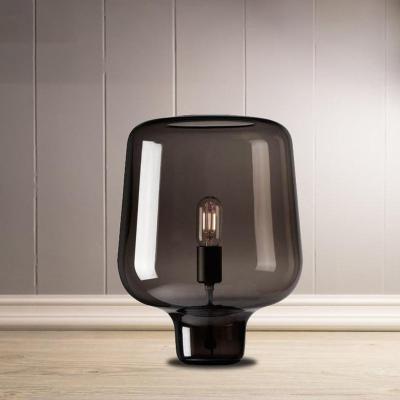 China Nordic Post-modern Designer Gray Glass Table Lamp Nordic Post-modern Designer Gray Glass Table Lamp(WH-MTB-225) for sale