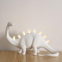China SELETTI JURASSIC Table Lamps for Bedroom Resin Bronto T-Rex Dinosaur Desk Lamp Jurassic T-Rex Table Lamp(WH-MTB-243) for sale