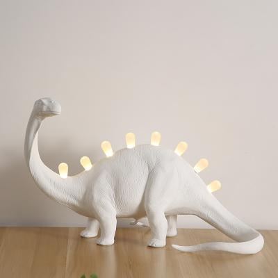 China SELETTI JURASSIC Table Lamps for Bedroom Resin Bronto T-Rex Dinosaur Desk Lamp Jurassic T-Rex Table Lamp(WH-MTB-243) for sale