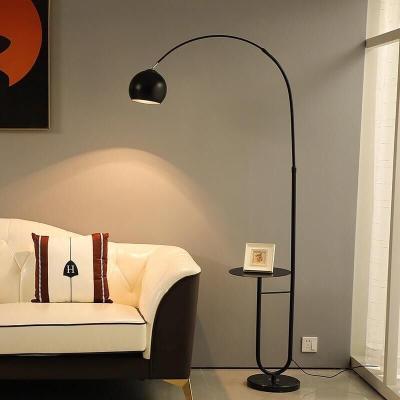 China Modern Floor Lamp LED Standing Lamp With Round Table Art Deco Living Room Sofa Reading Lights(WH-MFL-19) for sale