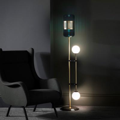 China LED living room standing lighting Nordic Hotel deco floor lights home luxury copper fixtures(WH-MFL-36) for sale