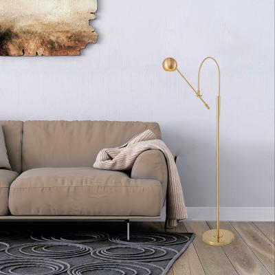 China LED living room standing luminaires Iron lights bedside illumination home deco modern floor lamp(WH-MFL-45) for sale