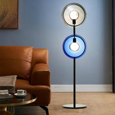 China Postmodern LED floor lamp Nordic glass Standing light living room lights(WH-MFL-38) for sale