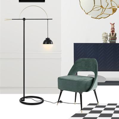 China Nordic Floor Lamp Modern Iron Glass Floor Lamps For Living Room Bedroom Study Decoration minimalist floor lamp(WH-MFL-77 for sale