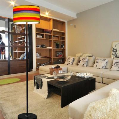 China Modern Floor Lamp Nordic Metal Standing Lamps for Living Room Bedroom Fabric Floor Lamps(WH-MFL-109) for sale