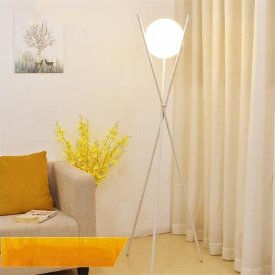 China Modern LED Floor Lamp Iron Glass Ball Stand Lights For Living Room Nordic bedside floor lamp（WH-MFL-114) for sale