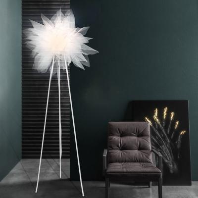 China Nordic Fashion Floor Lamps Living Room Decoration Mesh Lampshade modern floor light（WH-MFL-134) for sale