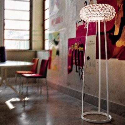China Acrylic modern simple living room bedroom study floor lamps Caboche Floor Lamp（WH-MFL-154) for sale