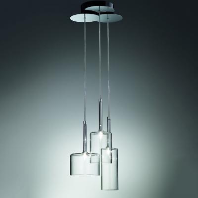 China Modern Clear Grey Amber Glass Creative chandelier scandinavian(WH-MI-86) for sale