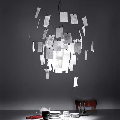 China Creative Led Pendant Lamp Ingo Zettel'z 6 Pendant Paper Chandelier Light(WH-MI-97) for sale