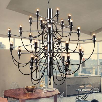China Nordic Gold Silver Black Chandelier Modern chandelier 2097 Chandelier(WH-MI-103) for sale