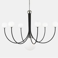 China Nordic medieval elbow chandeliers lights bedroom living room White LED Chandelier（WH-MI-105) for sale