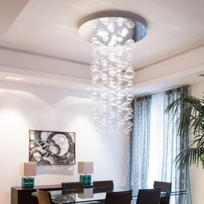 China LED Chandelier Round Modern blown glass Bubble Chandelier Ether S Chandelier(WH-MI-116) for sale