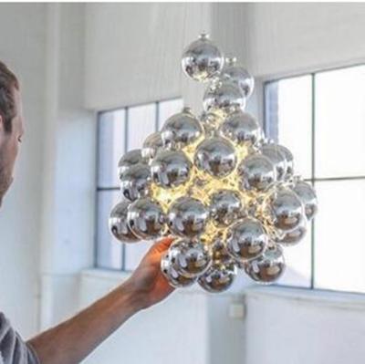 China Nordic art designer ball ball living room minimalist chandelier Stochastic LED Pendant Light(WH-MI-126) for sale
