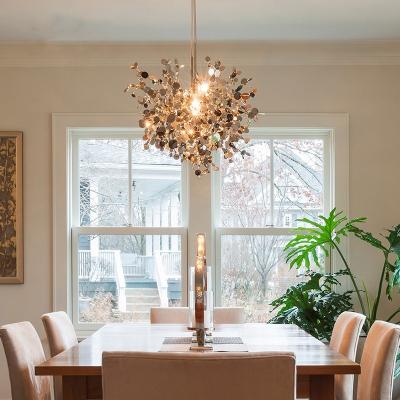 China Nordic Creative LED Chandelier Gold/Chrome Bedroom Restaurant Terzani Argent Chandelier(WH-MI-148) for sale