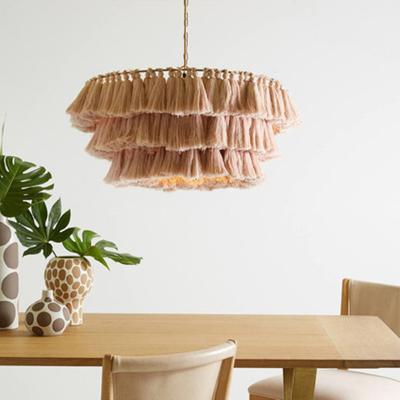 China Fringe chandelier designer decorative Cotton Bohemian Chandelier Fela Tassel Chandelier(WH-MI-168) for sale