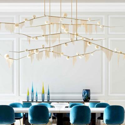 China LED Modern Designer Chandelier For Dining Room Kitchen Bedroom Cherry Bomb Fringe Chandelier(WH-MI-173) for sale