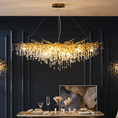 China Modern Crystal LED Chandelier Lighting for Dining Room Decoration Luxury loft chandelier(WH-MI-210) for sale