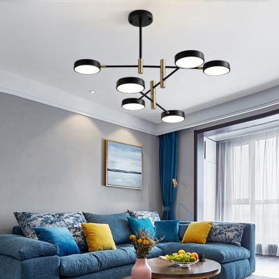 China Modern Minimalist chandelier Black White chandeliers for Bedroom(WH-MI-231) for sale