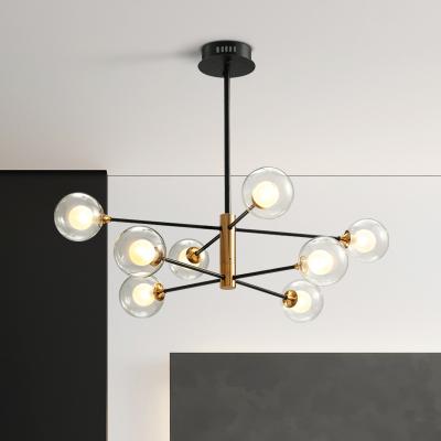 China Nordic glass bubble chandelier light led postmodern lamp minimalist sputnik chandelier(WH-MI-234) for sale