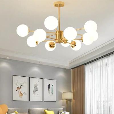 China Modern Ball Lights LED Multi-Head Chandelier for Bedroom Dining Living Room romantic chandelier(WH-MI-243) for sale