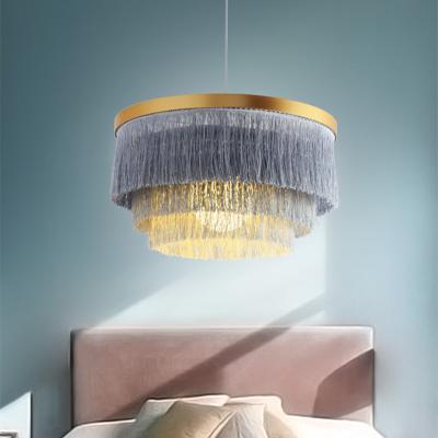 China Round Chandelier Lighting Dining room Bar Kitchen fringe lamp suspension light(WH-MI-252) for sale