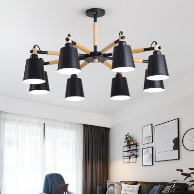 China LED Wooden Chandelier For Living room Bedroom restaurant Bar vintage ceiling lamp Loft Chandelier(WH-MI-273) for sale