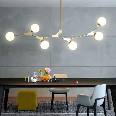 China Postmodern tree branch chandelier Dining room Kitchen lustre led suspension lamp(WH-MI-254) for sale