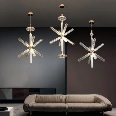 China Postmodern luxury pendant light LED Glass pendant lamp Restaurant Cord Suspension Cipher collection Lamp(WH-AP-116) for sale