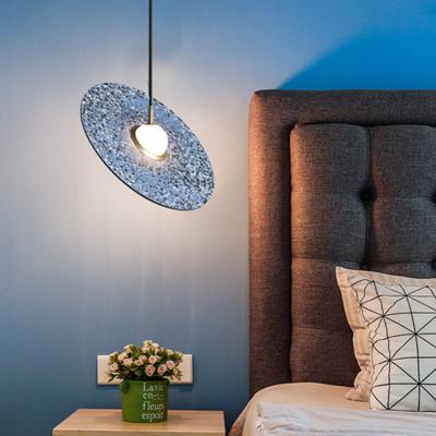 China Nordic round pendant light Creative Designer Bedroom Creative Terrazzo Restaurant Planet Terrazzo Pendant Lamp(WH-AP-128 for sale