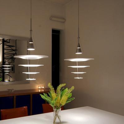 China Modern designer pendant lamp Creative Alloy Multi-layer Pendant Lamp Living Room Kitchen Suspension Lights(WH-AP-133) for sale