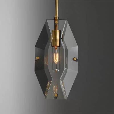 China Vintage crystal pendant lighting luxury design art lamp for the dining hallway lamp bedside Pendant Lamp(WH-AP-139) for sale