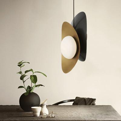 China Postmodern glass ball pendant lights Designer minimalist for Restaurant Bar Cafe Art kitchen Pendant Lamp(WH-AP-147) for sale