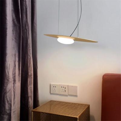 China Postmodern linear pendant light Design gold light fixtures Glass Light For Restaurant Coffee Pendant Lamp(WH-AP-150) for sale