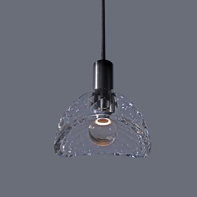 China Modern crystal pendant light bedroom LED Nordic designer dining room bar interior living room Pendant Lamp(WH-AP-162) for sale