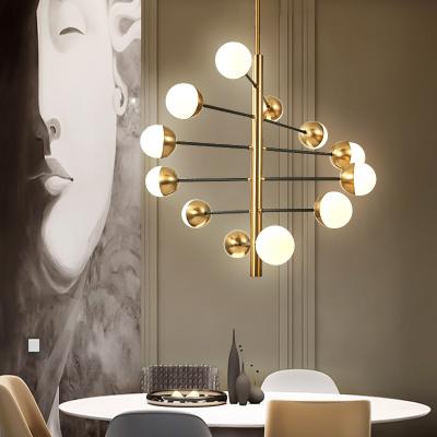 China Glass Ball Chandeliers for Dining Room Kitchen Living Room Bedroom Hanging Ceiling Chandelier (WH-MI-293) for sale