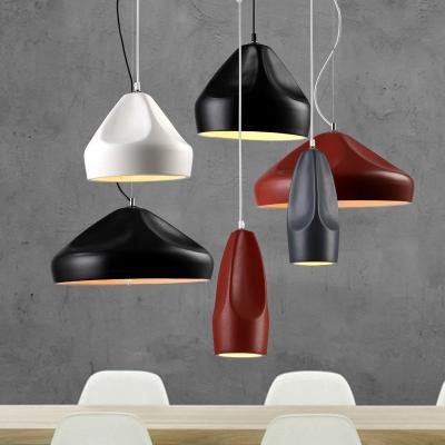 China Nordic black vintage industrial pendant light metal lampshade for Dining Room Bedroom Decoration pendant Lamp(WH-AP-164) for sale