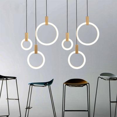 China Nordic Wood Pendant lamp lighting novelty pendant light loft kitchen indoor cafe decoration Suspended Lamp(WH-AP-168) for sale