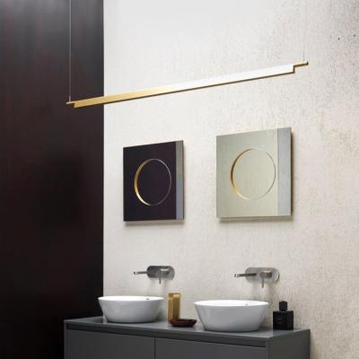 China Scandinavian style art pendant lights restaurant bar creative long pendant light study room Suspension Lamp(WH-AP-178) for sale