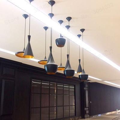 China Industrial Pendant Light 3 Pieces/Set Vintage design black  metal LOFT Lamp Music Nordic Home Pendant Lamp(WH-AP-182) for sale