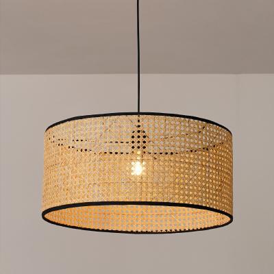 China Japanese pendant light Modern Rattan Pendant Light for Living Room Dining Room tatami lamp Suspension Lamp(WH-AP-188) for sale