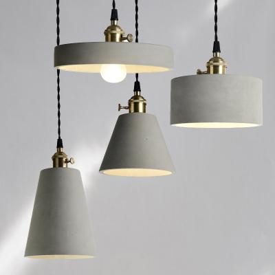 China Nordic Industrial cement Pendant Light designer suspension For Bedroom Dining Room Loft Pendant Lamp(WH-AP-207) for sale