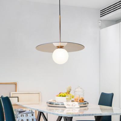 China Modern glass lamp LED Loft Nordic minimalist Pendant Lamp Restaurant Ceilling Chandelier Bedroom Pendant Lamp(WH-AP-214) for sale