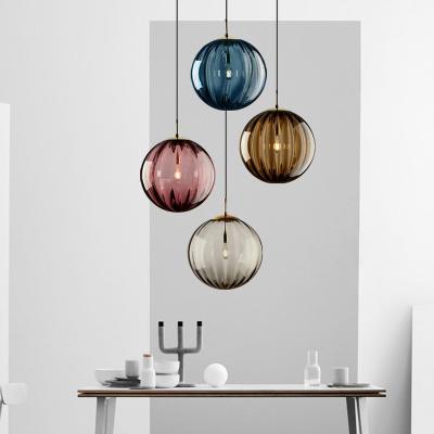 China Nordic Glass Pendant Lamp E27 LED Modern Minimalist Creativity Lights for Dining Room Study Bar Pendant Light (WH-AP-242 for sale