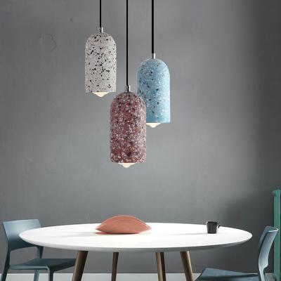 China Nordic Cement Pendant Lamp Creative trumpet lamp Modern long hanging lights For Home Decoration Pendant Lamp(WH-AP-245) for sale