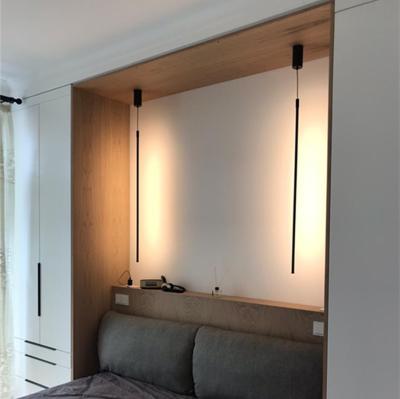 China Modern Bedroom Bedside simple lights Geometry  Pendant Lights bedroom Living Room Decor Linear Pendant Lamp(WH-AP-254) for sale